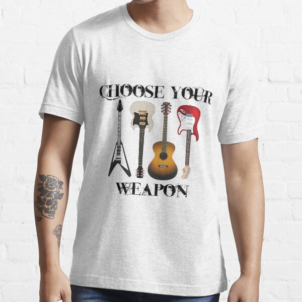 "Choose Your Weapon" T-shirt for Sale by shakeoutfitters | Redbubble ...