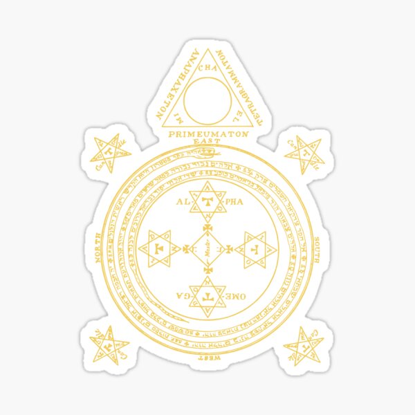 "Goetia Circle of Solomon Ceremonial Magick Occult Grimoire " Sticker ...