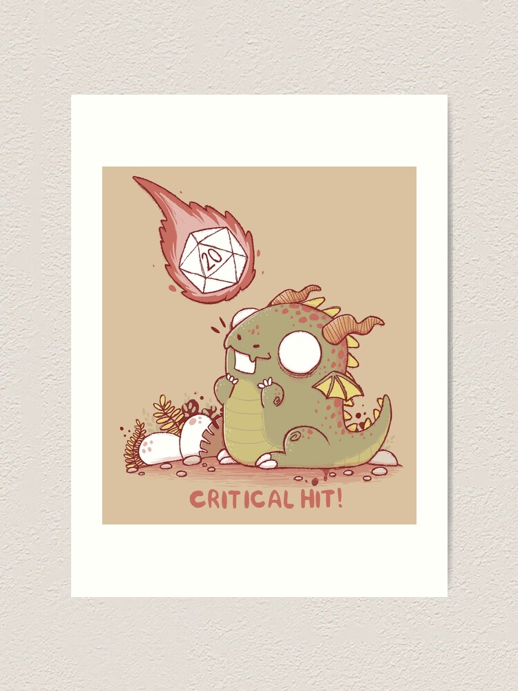 "Critical Hit" Art Print by xMorfina | Redbubble