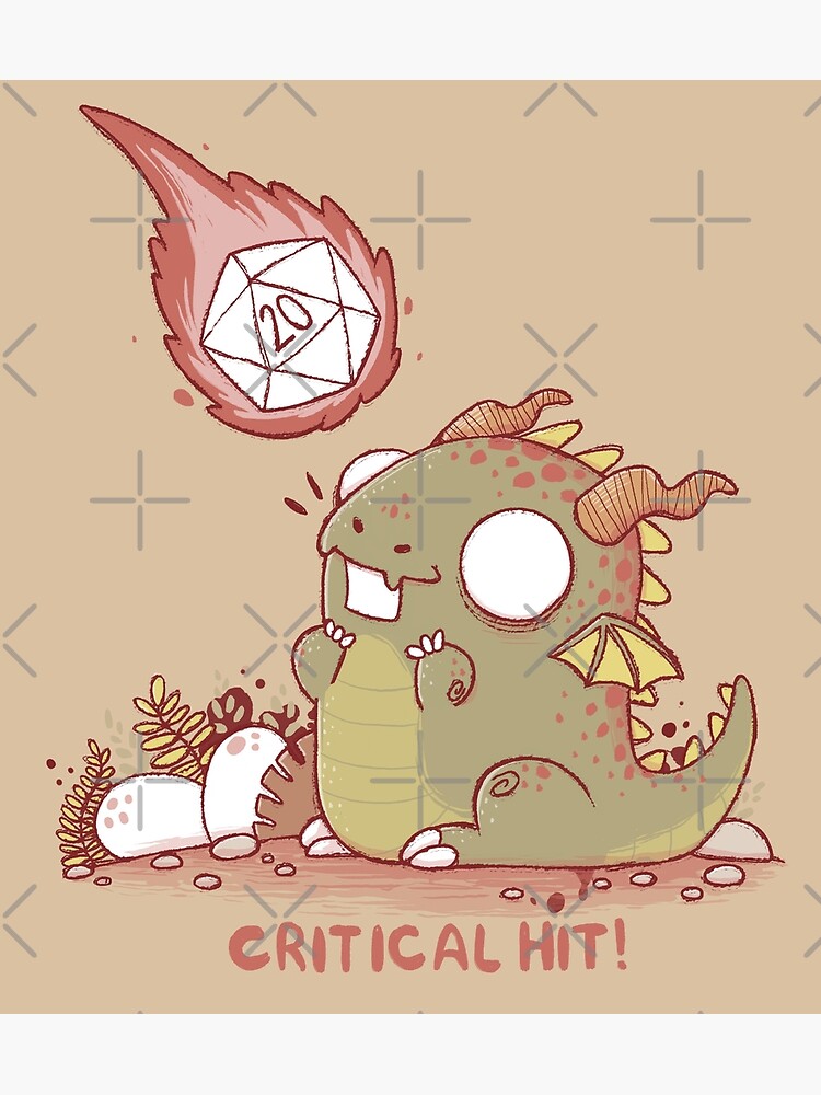 "Critical Hit" Art Print by xMorfina | Redbubble