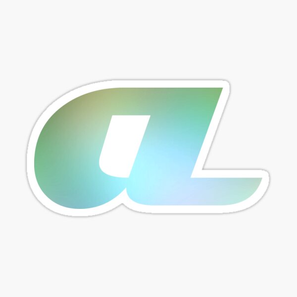 "Colorful Small Letter A" Sticker by CitrusMoon | Redbubble