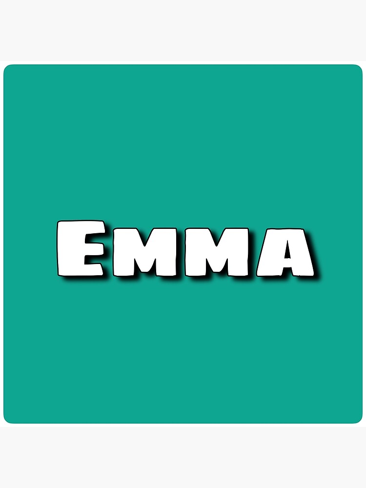 "Simple Emma logo" Poster for Sale by lillymckinney | Redbubble