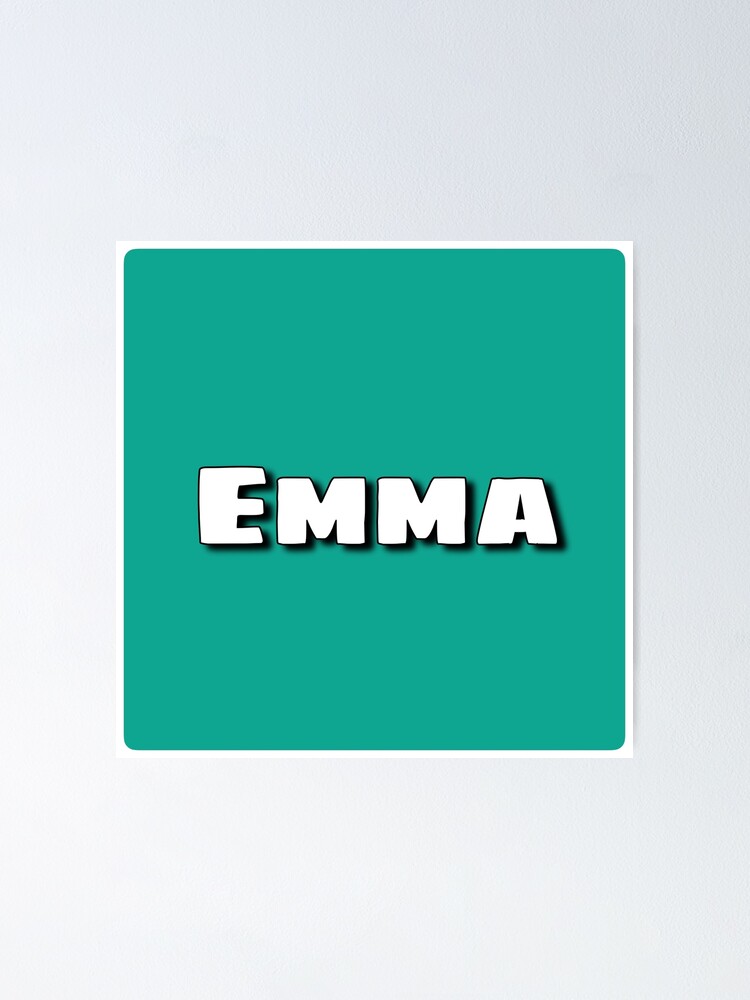 "Simple Emma logo" Poster for Sale by lillymckinney | Redbubble
