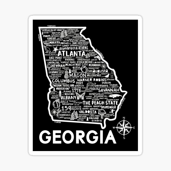 Laptop custom art Canton Georgia Sticker Pack Canton Stickers Jones ...