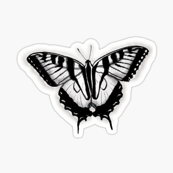 "simple butterfly" Sticker for Sale by rlaubdesign | Redbubble