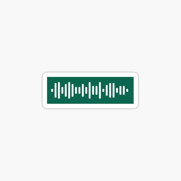 ""Replay" Spotify Scan Code" Sticker by drippydesigns | Redbubble