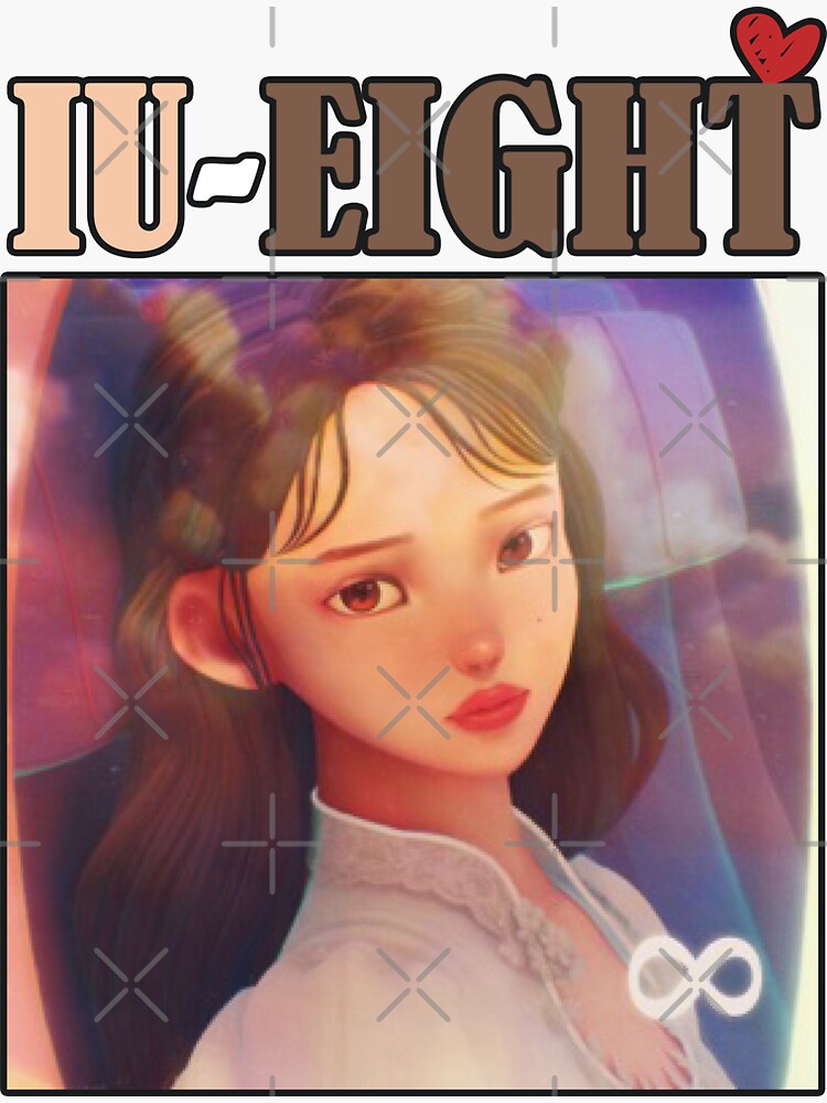"IU - Eight Cute Korea Active T-Shirt" Sticker for Sale by ...