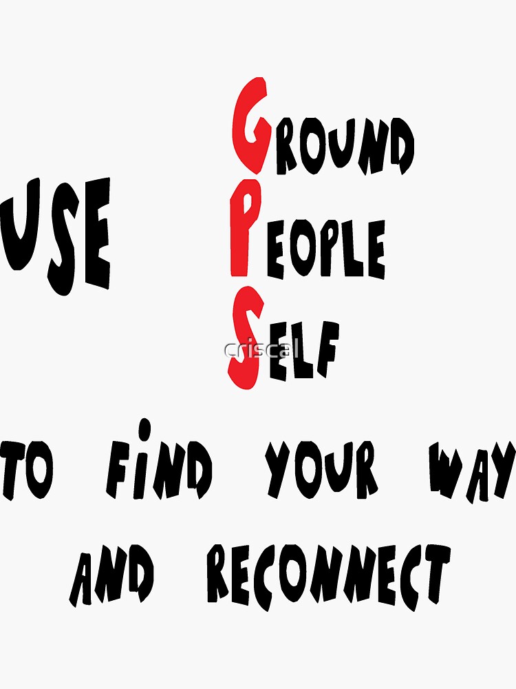 "FIND and CONNECT T SHIRT" Sticker for Sale by criscal | Redbubble