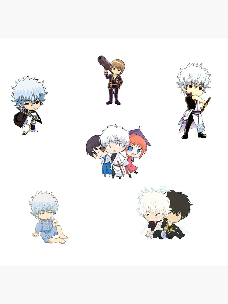 "Gintama chibi pack" Poster by Anime-Dude | Redbubble