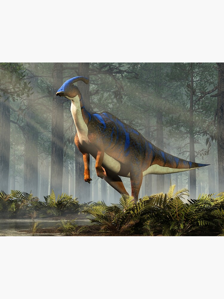 "Parasaurolophus Standing in The Forest" Poster for Sale by ...