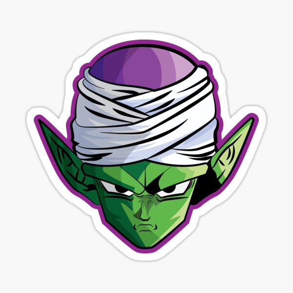 "Piccolo head sticker" Sticker for Sale by Scum-N-Villany | Redbubble