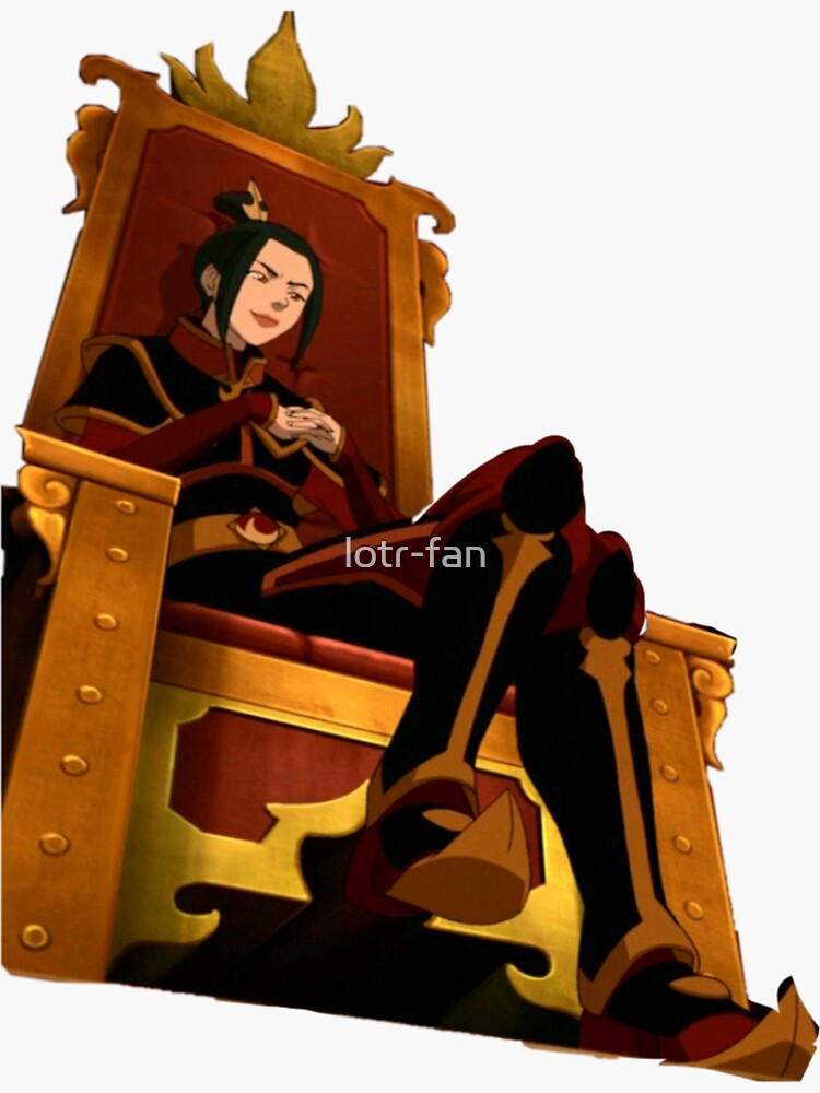 "Avatar TLA: Azula on the Throne" Sticker by lotr-fan | Redbubble