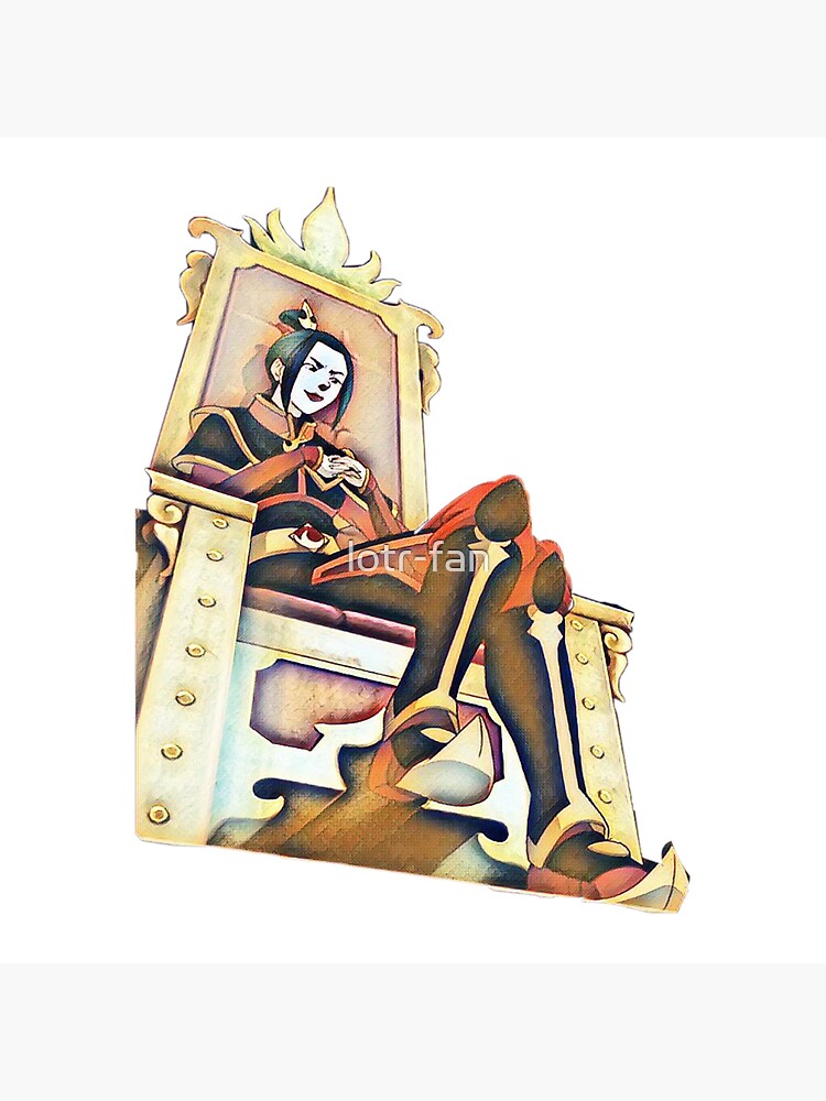 "Avatar TLA: Azula on the Throne" Art Print by lotr-fan | Redbubble