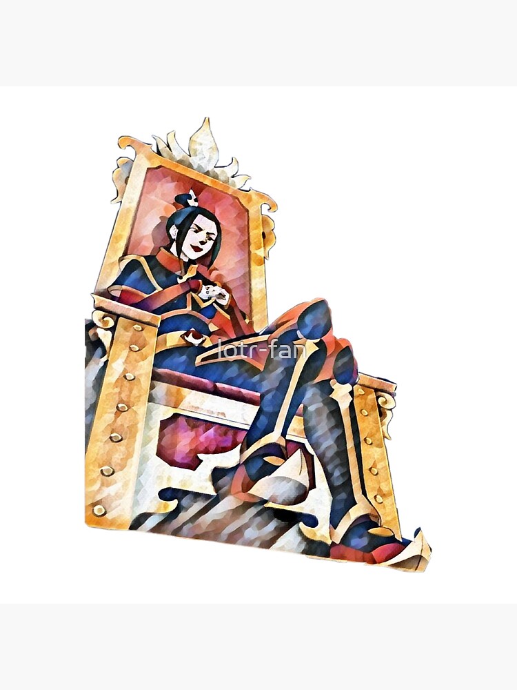 "Avatar TLA: Azula on the Throne" Art Print by lotr-fan | Redbubble