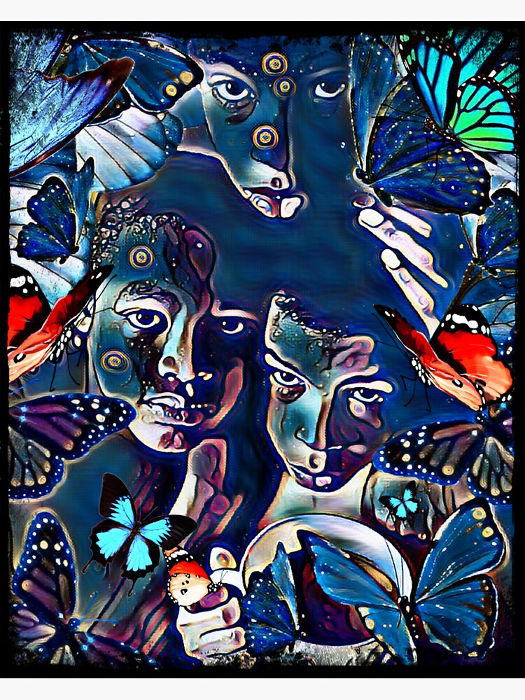 "Butterfly Brothers " Sticker for Sale by CWeathers | Redbubble