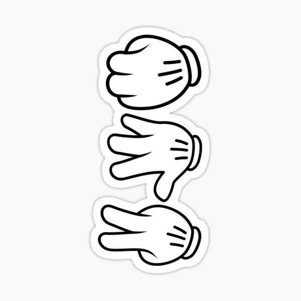 "Rock Paper Scissors" Sticker by ImaouLTD | Redbubble