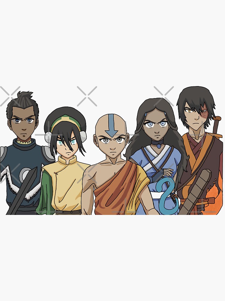 "AVATAR GANG" Sticker by melanierosario | Redbubble