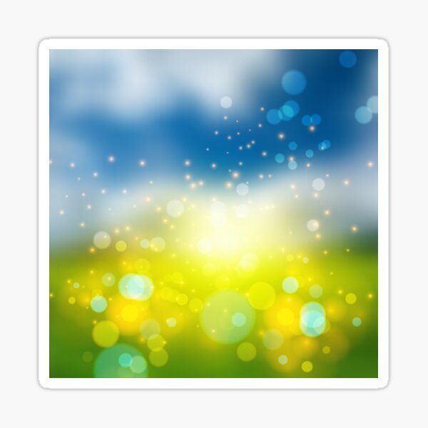 "Bokeh lights effect " Sticker for Sale by balasoiu | Redbubble