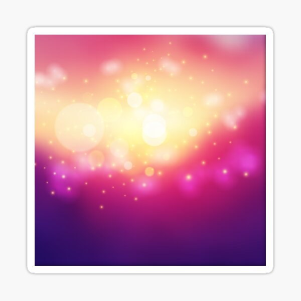 "bokeh light effect" Sticker by balasoiu | Redbubble