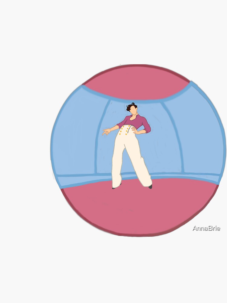 "Harry Styles Fine Line Album Cover" Sticker by AnnaBrie | Redbubble