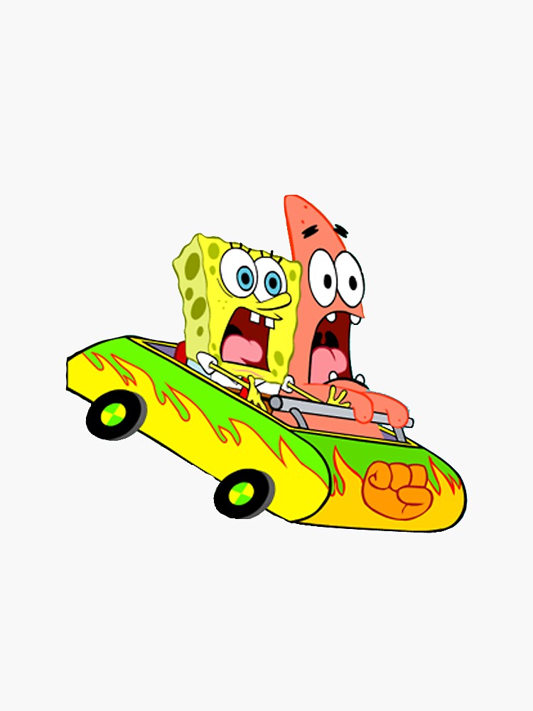 "Spongebob and Patrick" Sticker for Sale by Valariejg0 | Redbubble