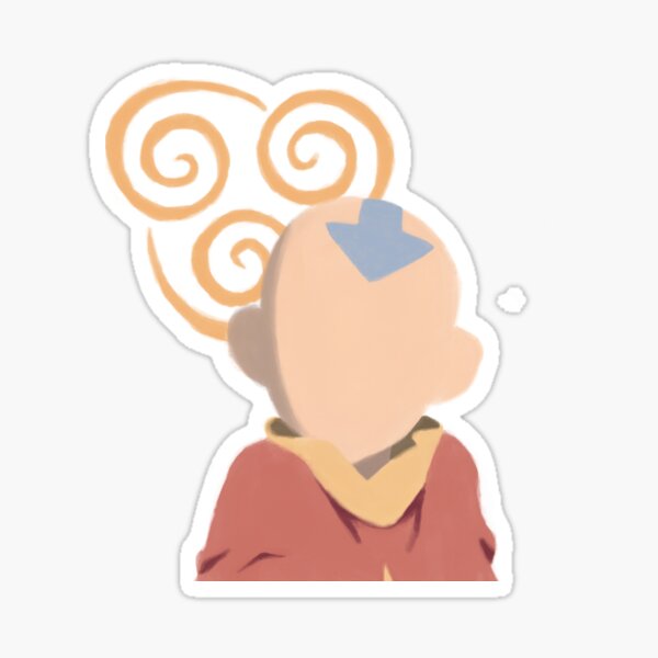 "Aang- Airbender Symbol" Sticker by danimg | Redbubble