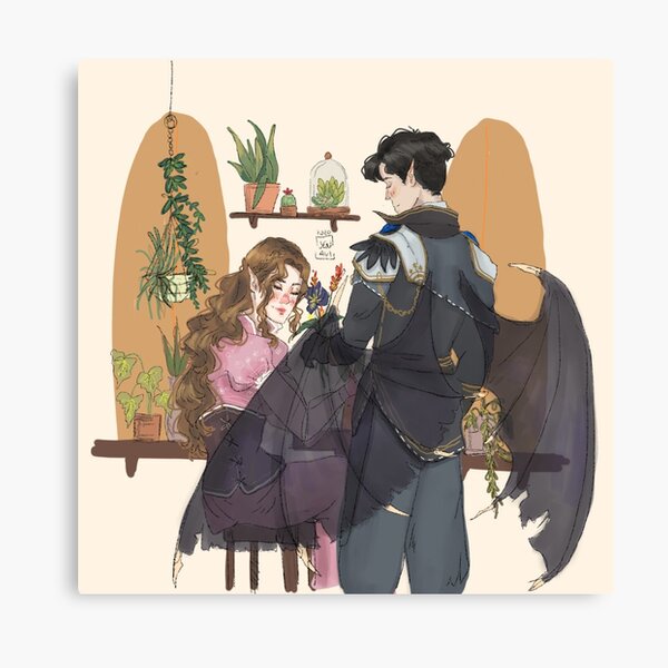 "Azriel & Elain" Canvas Print for Sale by Jenna-draw | Redbubble