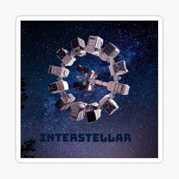 "interstellar movie logo" Sticker for Sale by MahdiFatmawi975 | Redbubble