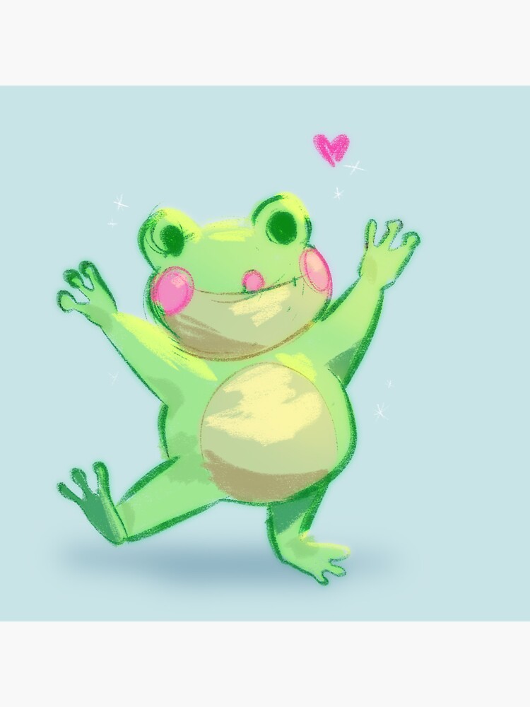 "Frog Doodle" Sticker by MissAbbeline | Redbubble