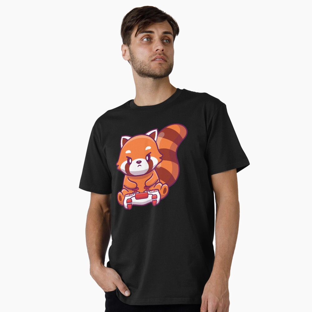 "Gaming Red Panda" Sticker for Sale by renju1902 | Redbubble