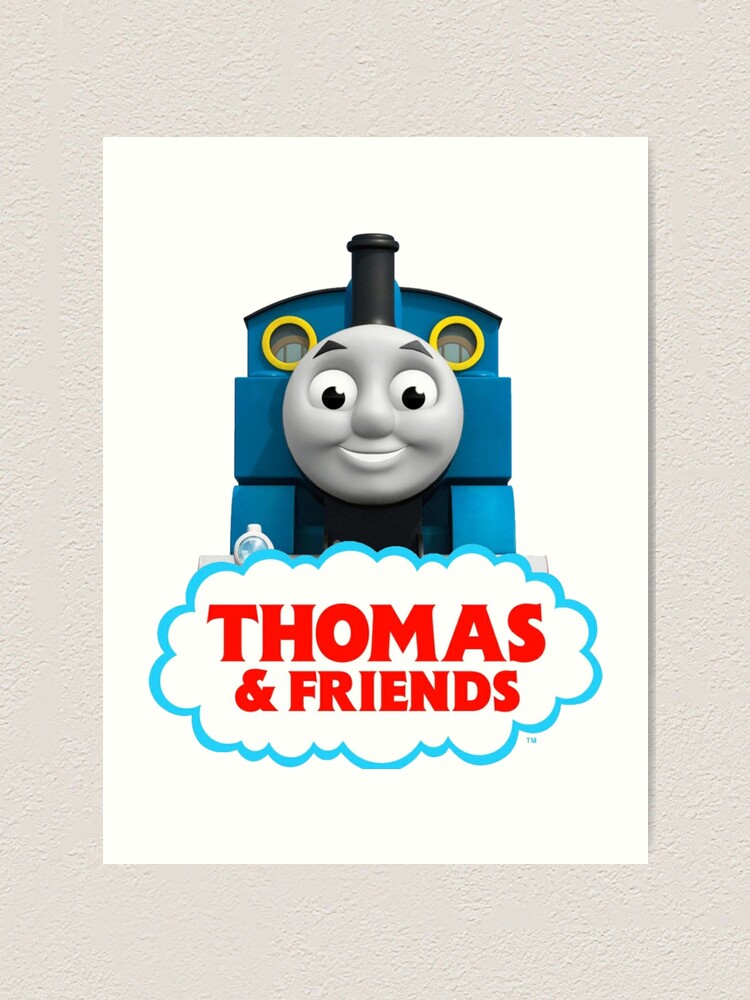 "Thomas The Tank Engine Title" Art Print by Saucyshaun | Redbubble