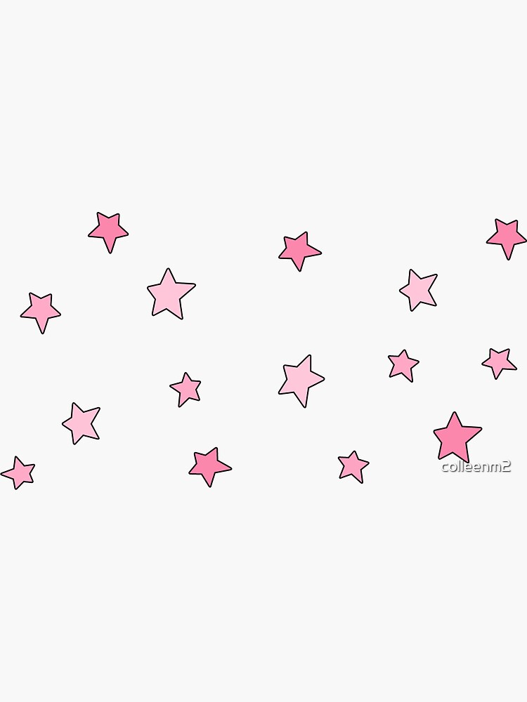 "mini pink stars pack" Sticker for Sale by colleenm2 | Redbubble