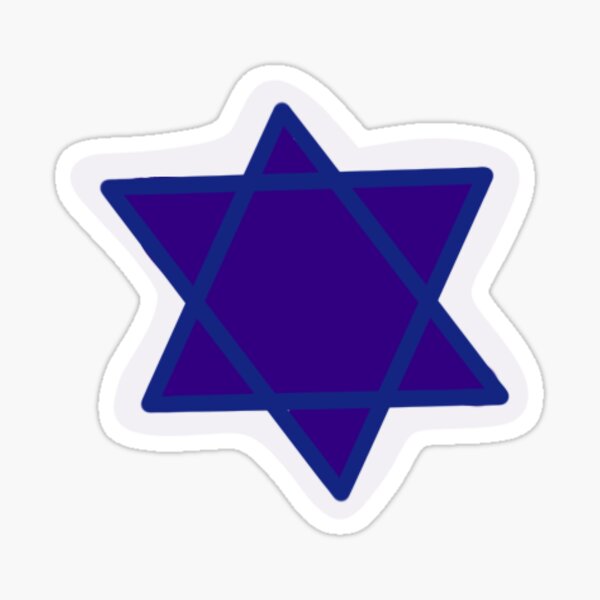 "Star of David Sticker" Sticker by jenna-dep | Redbubble