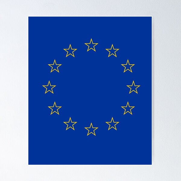 "EU stars europe european flag european union" Poster by GeogDesigns ...