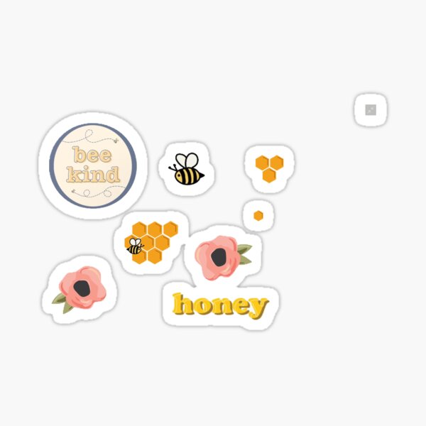 "Bee themed sticker pack" Sticker by MD-design | Redbubble