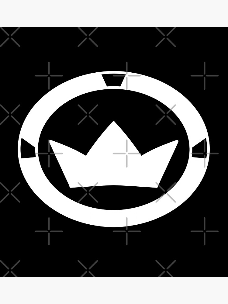 "Crown logo" Sticker for Sale by Atzon | Redbubble