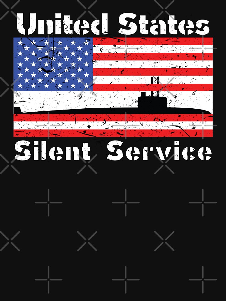 "United States Silent Service Submarine American Flag" T-shirt for Sale ...