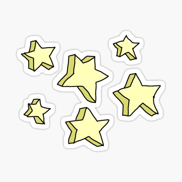 "Aesthetic Star sticker pack" Sticker by radsunshine | Redbubble