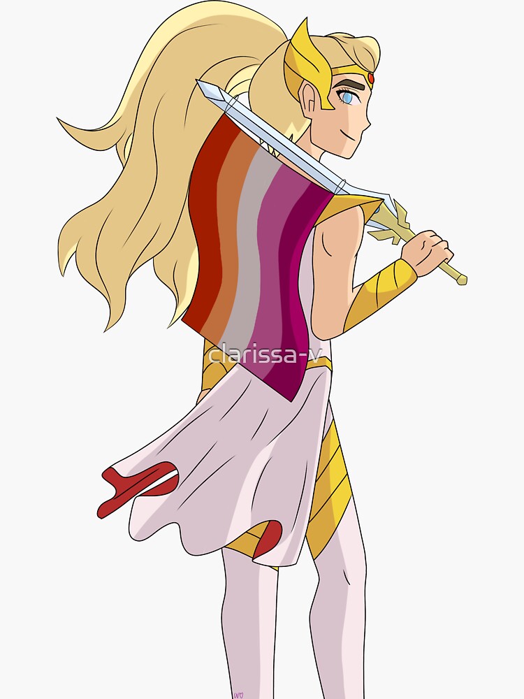 "LGBT She-Ra" Sticker for Sale by clarissa-v | Redbubble