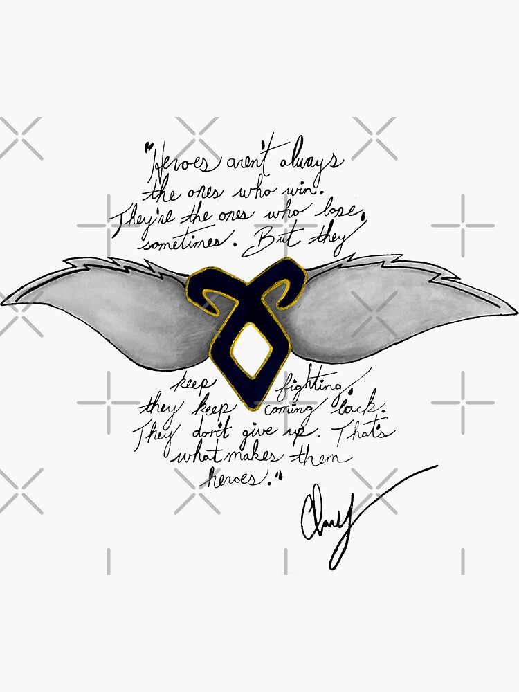 "Shadowhunters heroes" Sticker for Sale by karibear09 | Redbubble