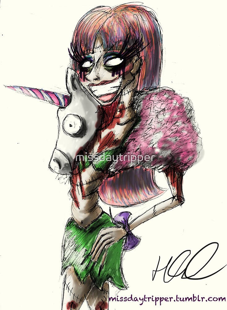 "Zombie Jade Jolie " by missdaytripper | Redbubble