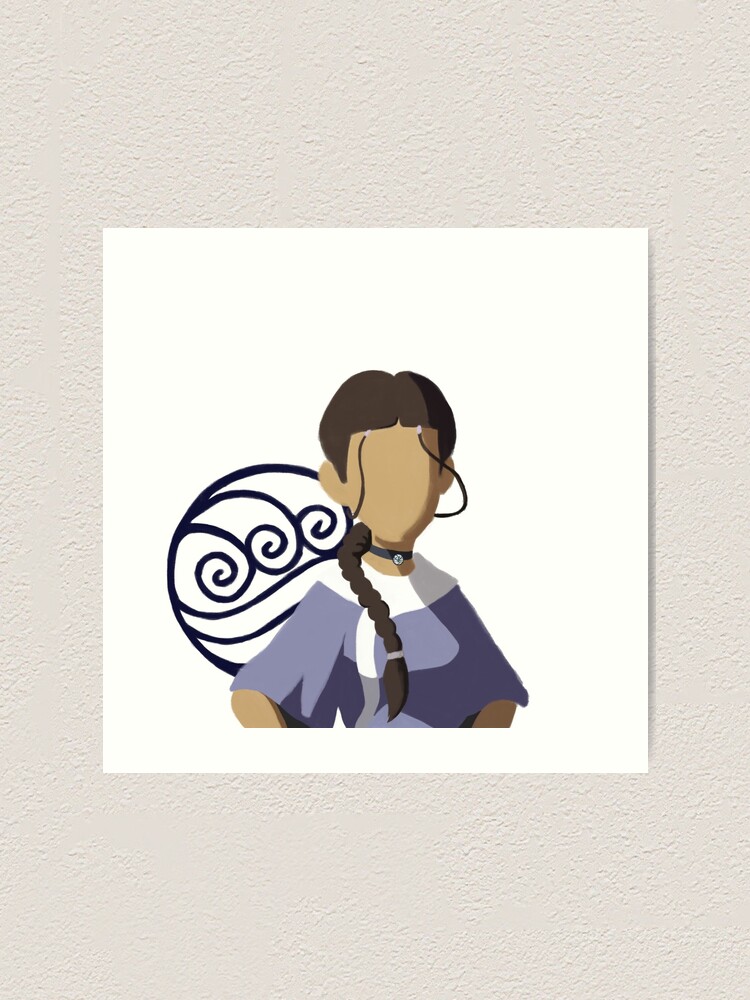 "Katara- Water Tribe Symbol" Art Print by danimg | Redbubble