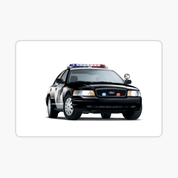 "Ford Crown Victoria Police" Sticker by Uplo29 | Redbubble