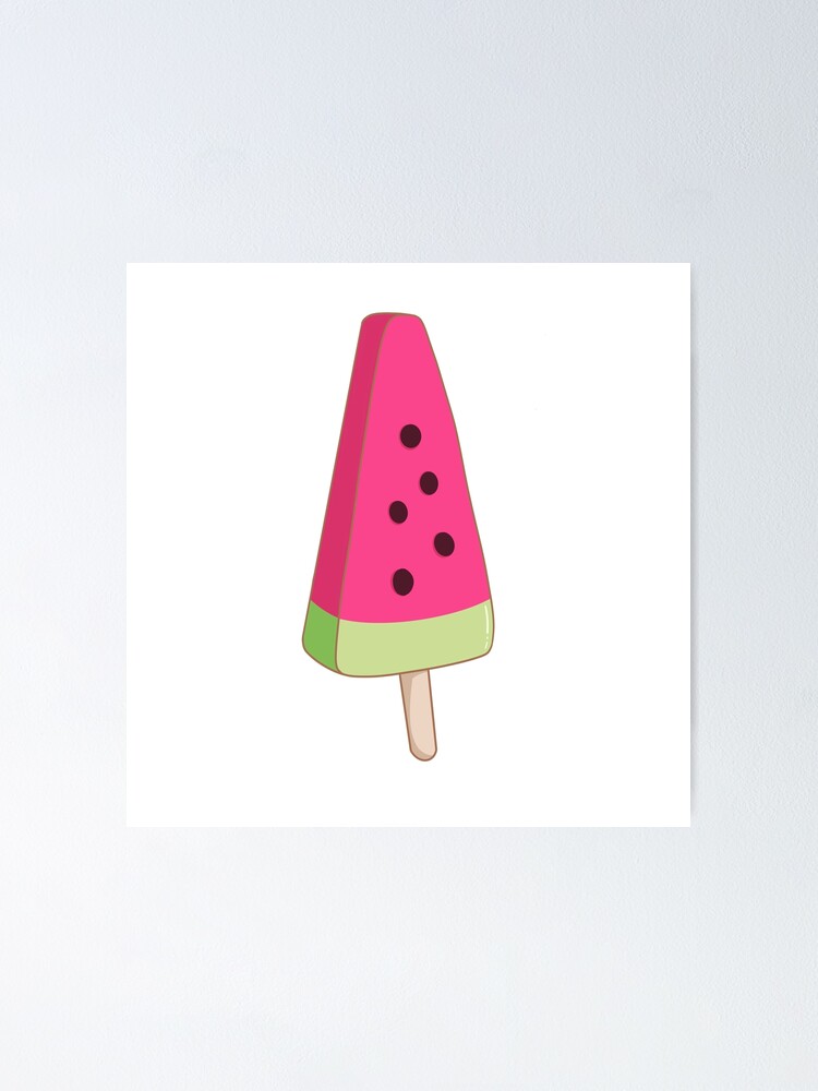 "Watermelon Lolly" Poster for Sale by Faeriean | Redbubble