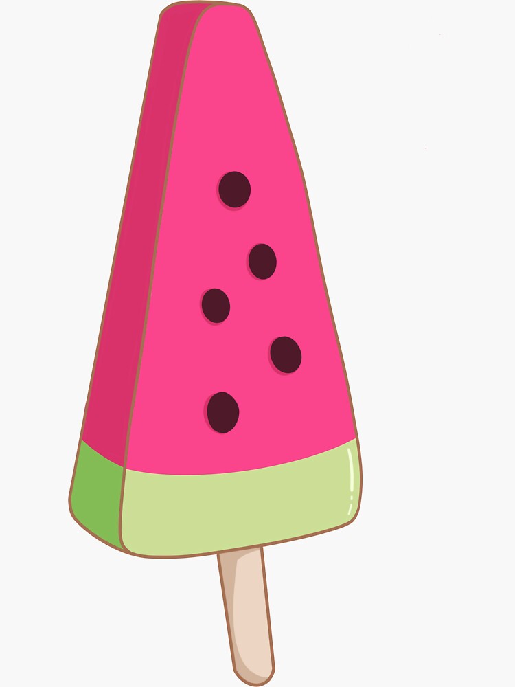 "Watermelon Lolly" Sticker for Sale by Faeriean | Redbubble