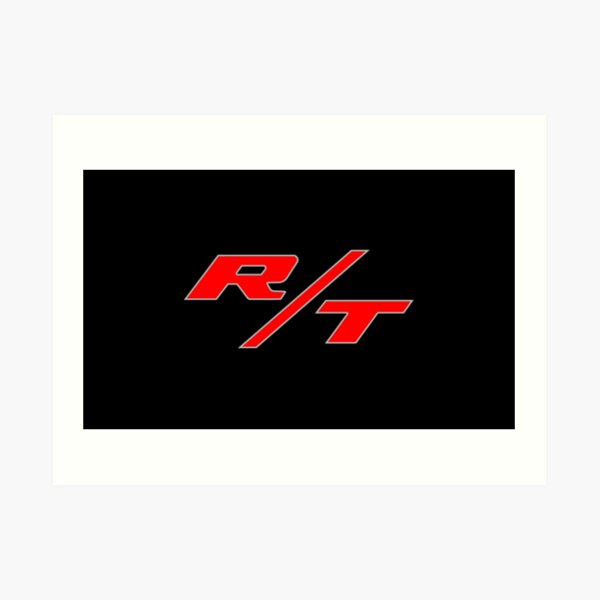 "Dodge R/T Banner" Art Print for Sale by kalitarios | Redbubble