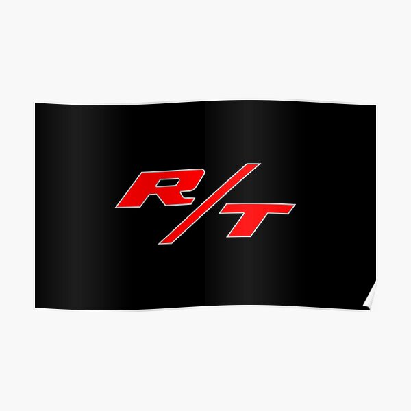 "Dodge R/T Banner" Poster by kalitarios | Redbubble