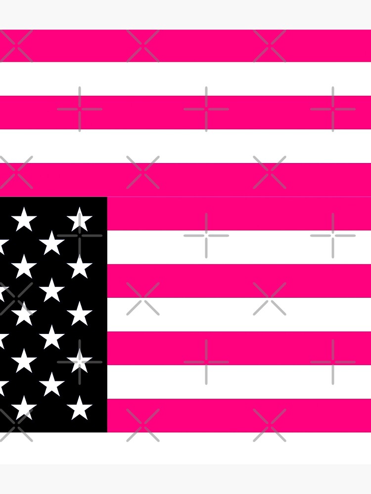 Pink American Flag Backpack