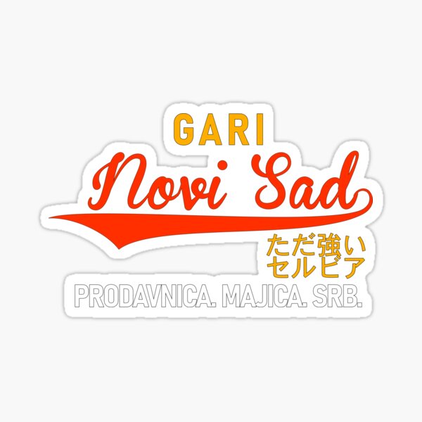 "Super Novi Sad" Sticker for Sale by TinThor | Redbubble