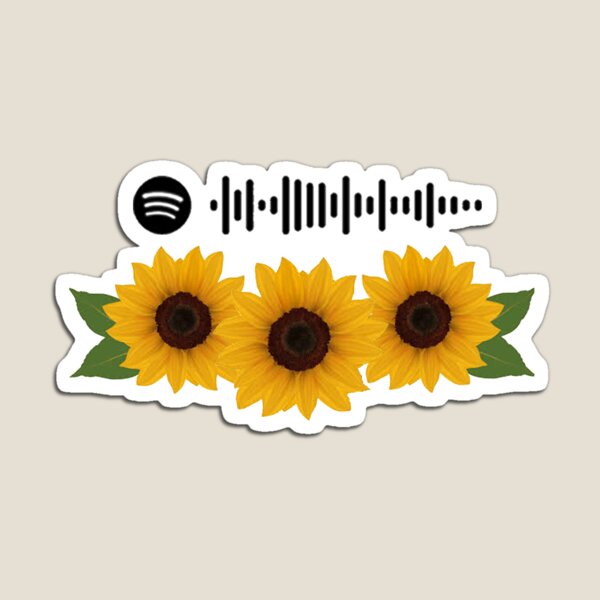 Sunflower By Harry Styles Spotify Code Home & Living | Redbubble